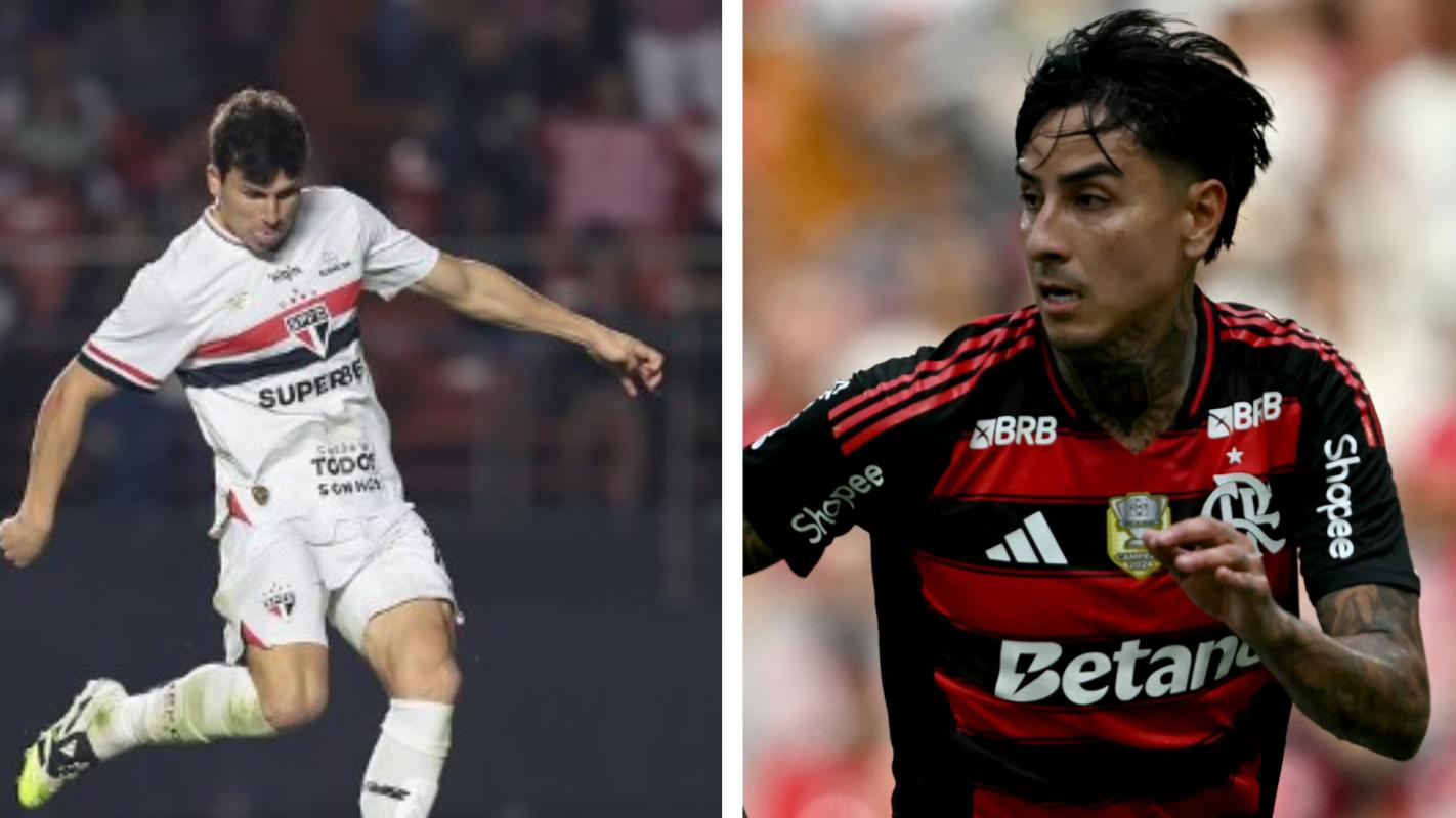 São Paulo vs Flamengo: cuándo juegan Pulgar y Tapia